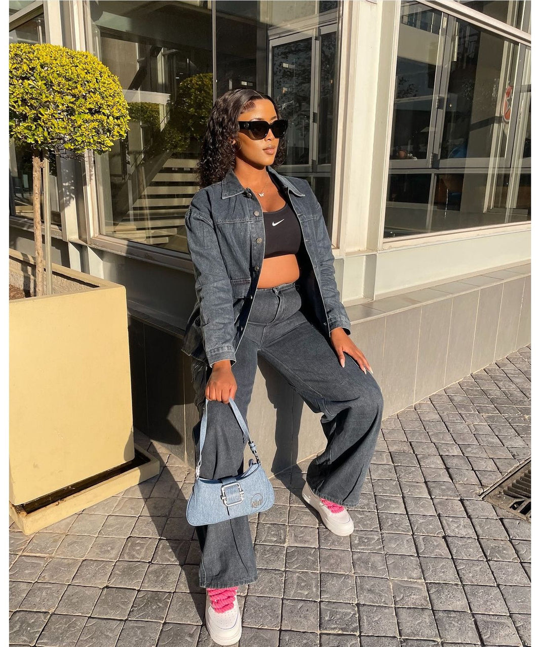 Elegant Cargo Denim Two Piece Set. – YELLOW SUB TRADING