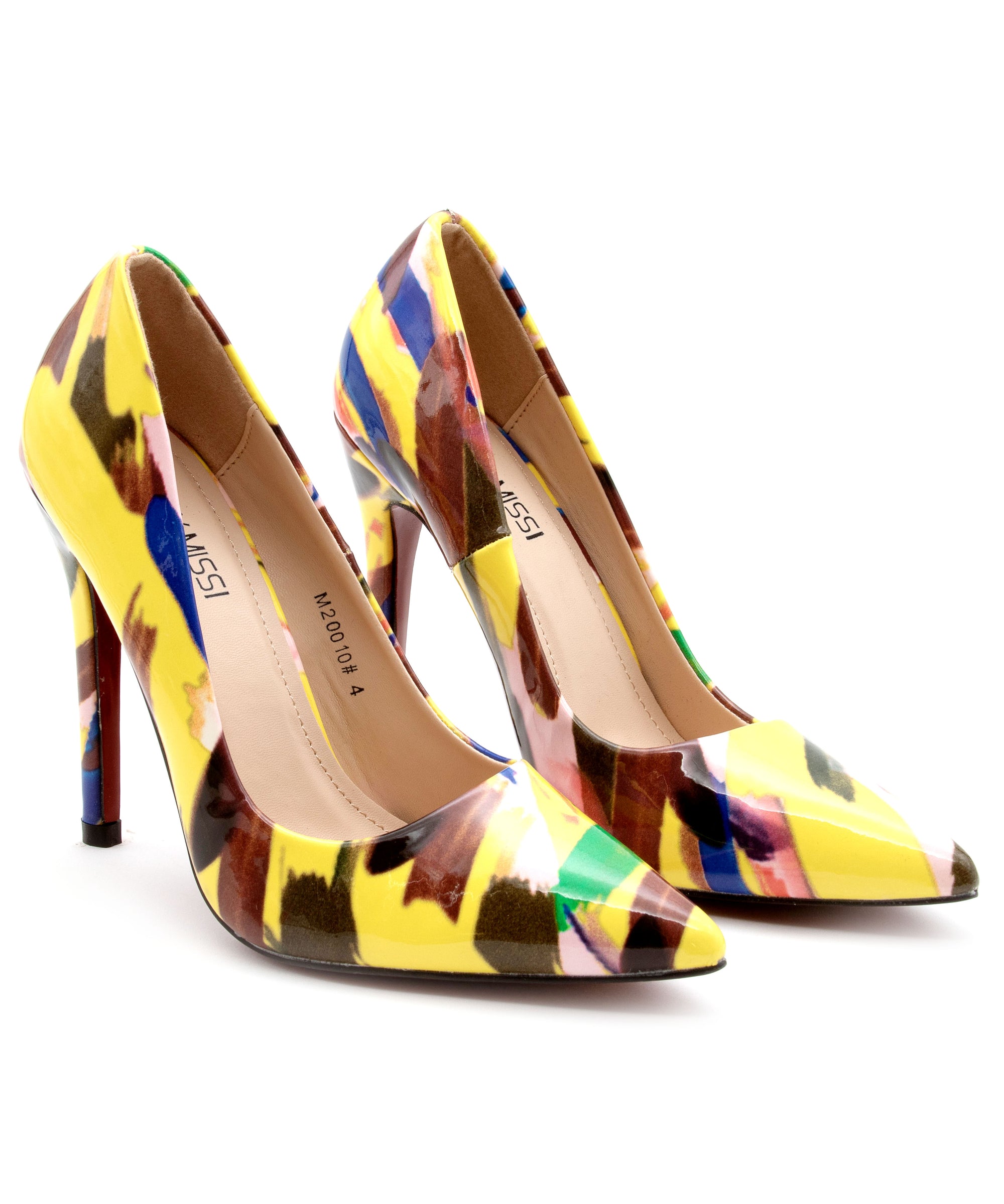 Multicolor Stilettos Heel Pumps – YELLOW SUB TRADING