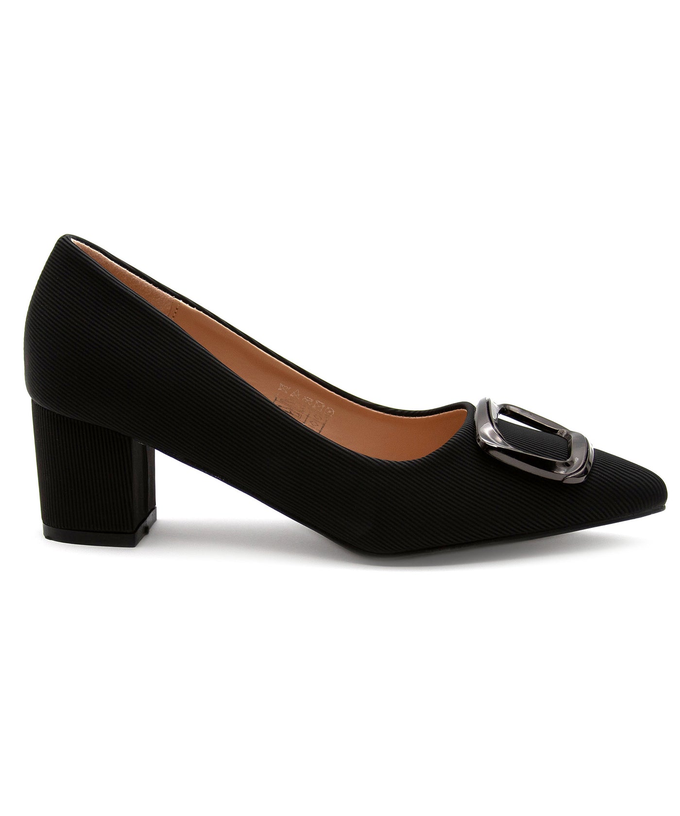 Pumps Square Buckle Office High Heels Pointed Toe Shoes. – YELLOW SUB ...