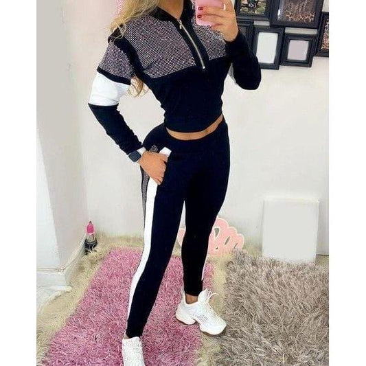 Glitter Zipper Tracksuits – YELLOW SUB TRADING