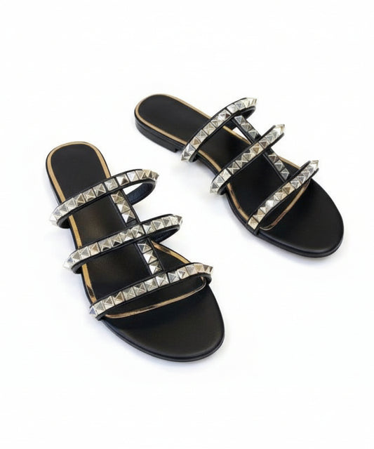 Strap Push-in Flat Sandals – YELLOW SUB TRADING