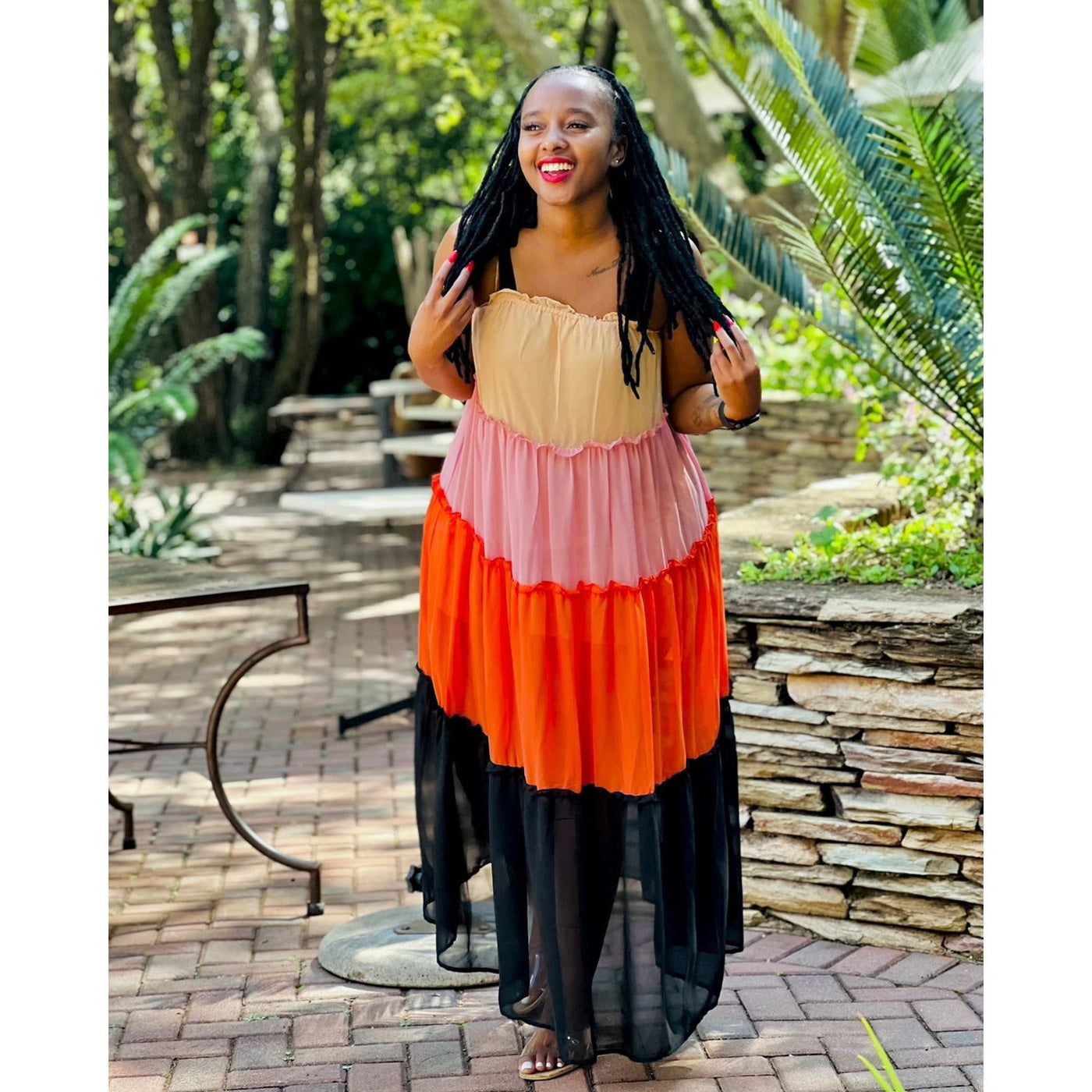 Sleeveless Patched Dress – YELLOW SUB TRADING