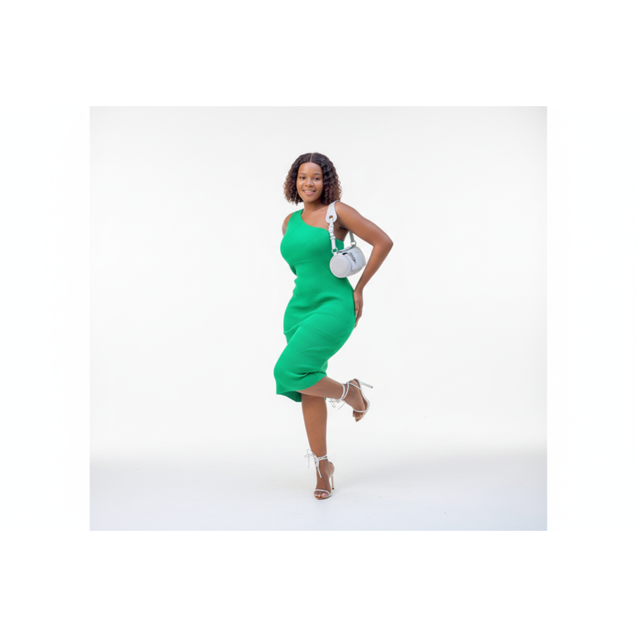 One Hand Off Shoulder Dress