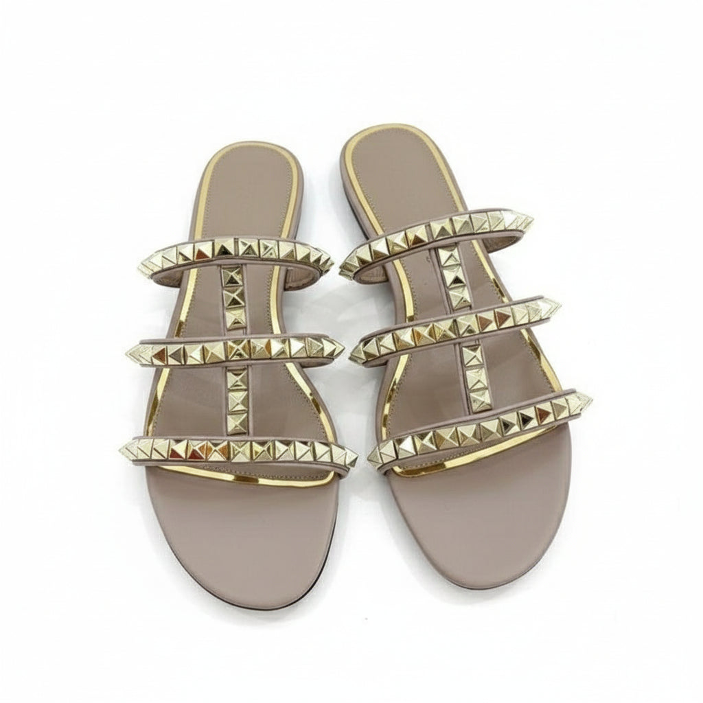 Strap Push-in Flat Sandals – YELLOW SUB TRADING