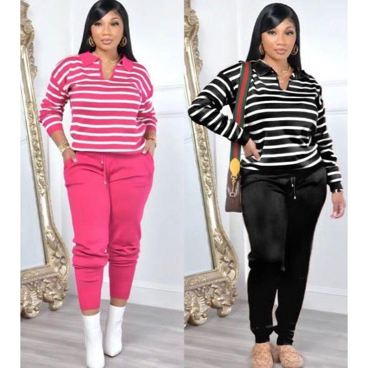 Collar Knitted Two Piece Set – YELLOW SUB TRADING