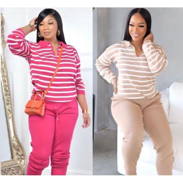 Collar Knitted Two Piece Set – YELLOW SUB TRADING