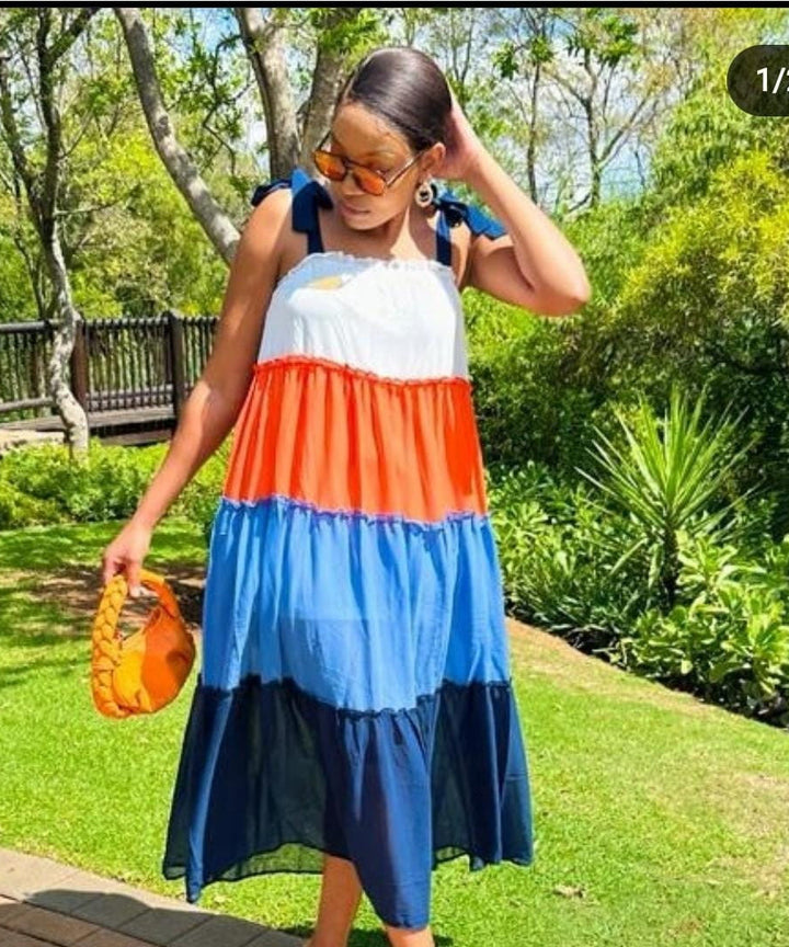 Sleeveless Patched Dress – YELLOW SUB TRADING