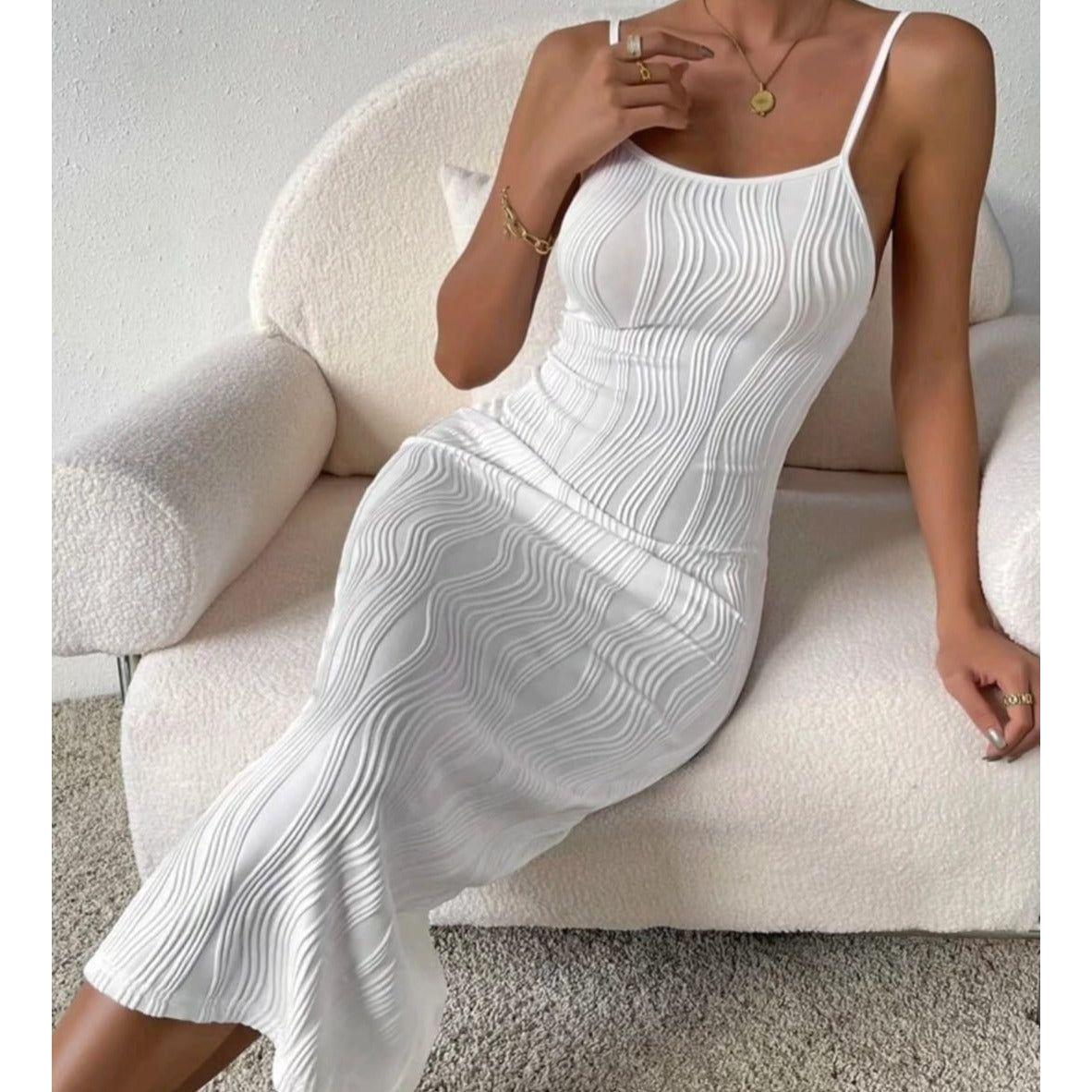 Strapless spaghetti Dress – YELLOW SUB TRADING