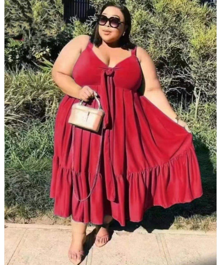 Sleeveless Plus Size Bubbles Dress – YELLOW SUB TRADING