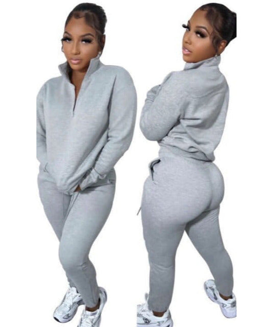 Solid Color Zipper Tracksuits – YELLOW SUB TRADING