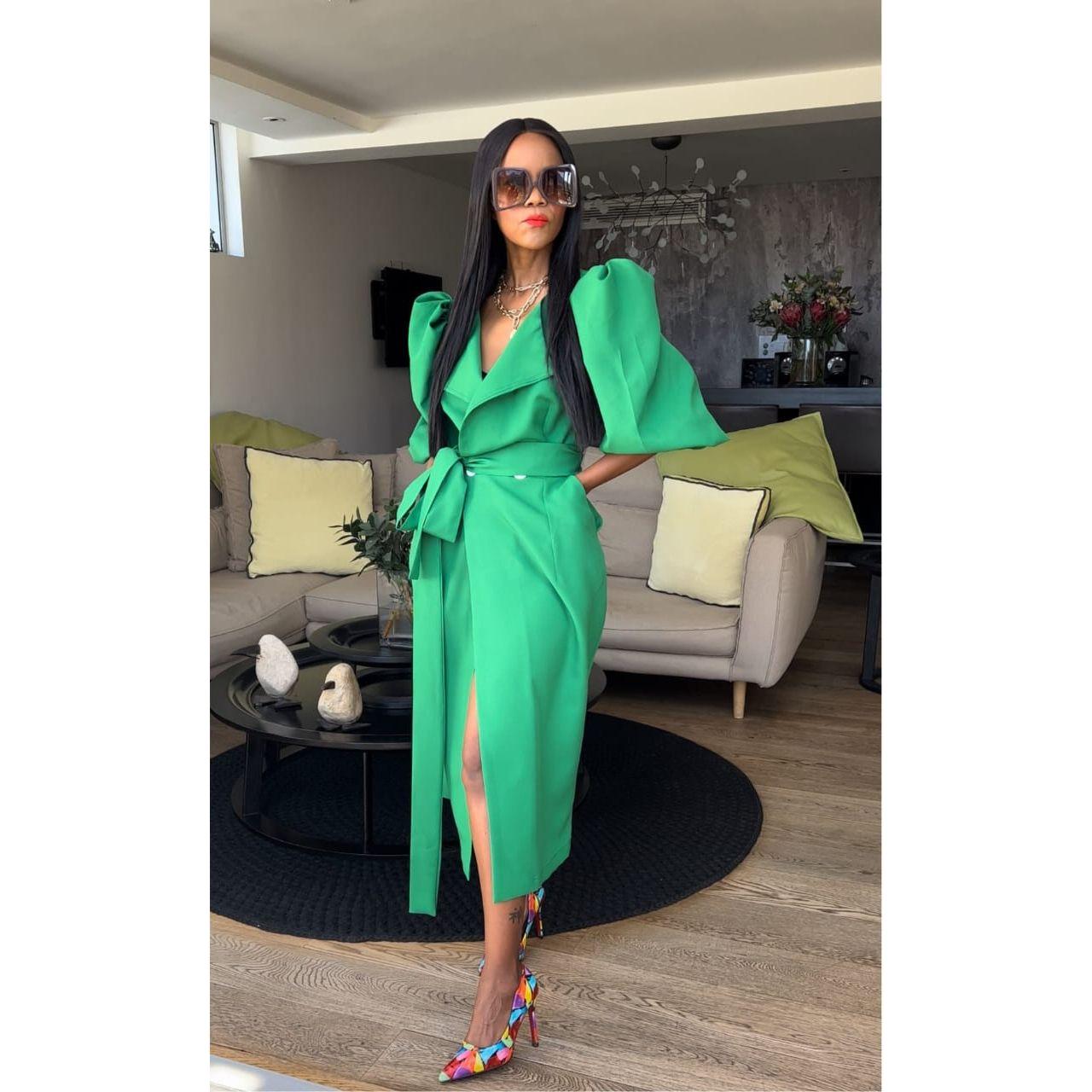 Vintage Overlap Slit Dress – YELLOW SUB TRADING