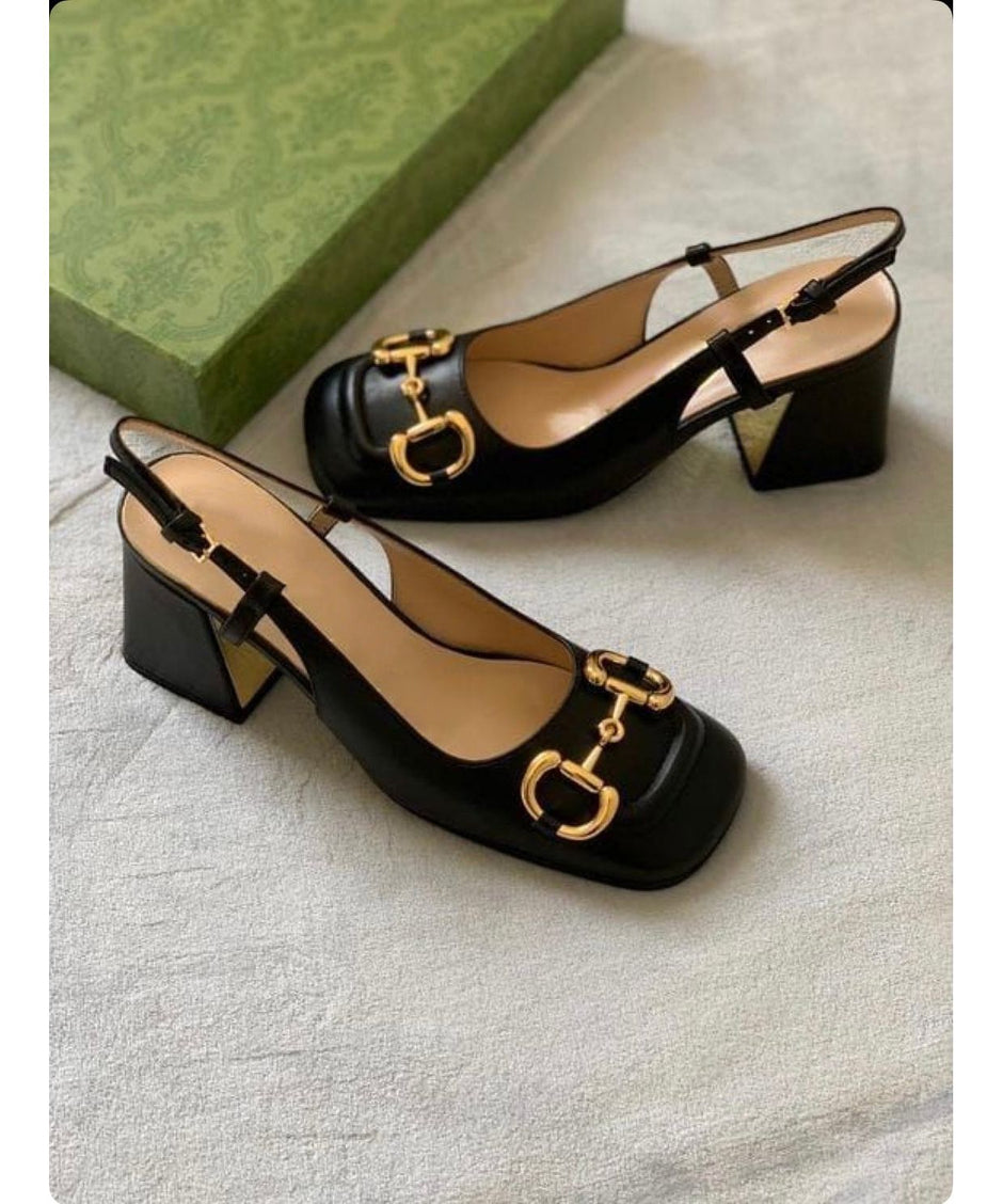 Square Toe Chunky Heel Shoes – YELLOW SUB TRADING