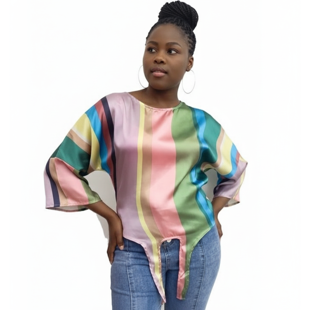 Multi Color Striped Top – YELLOW SUB TRADING