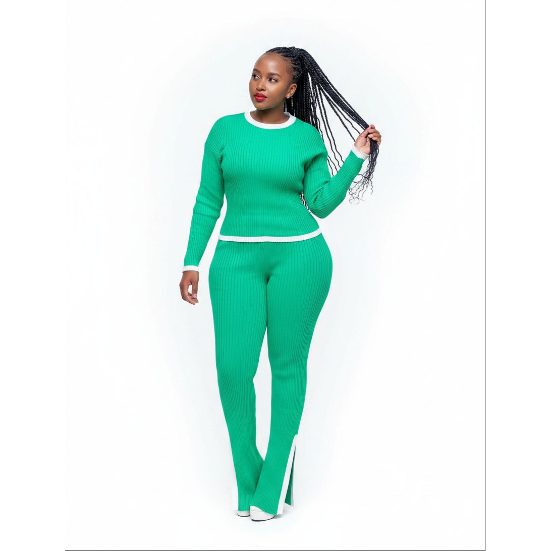 Casual Knitted Side Split Set – YELLOW SUB TRADING