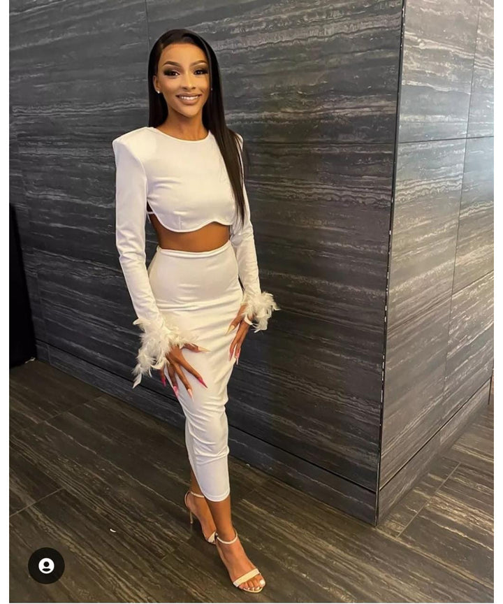 Fluffy Sexy 2 Pieces Set – YELLOW SUB TRADING