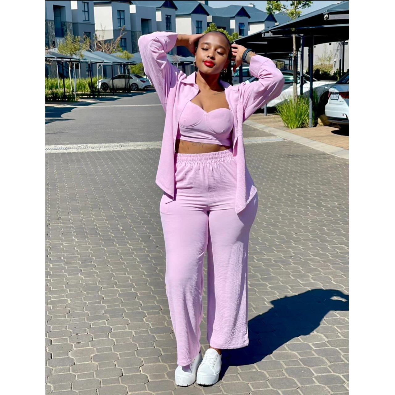 Sexy Solid Color Outfit Set – YELLOW SUB TRADING