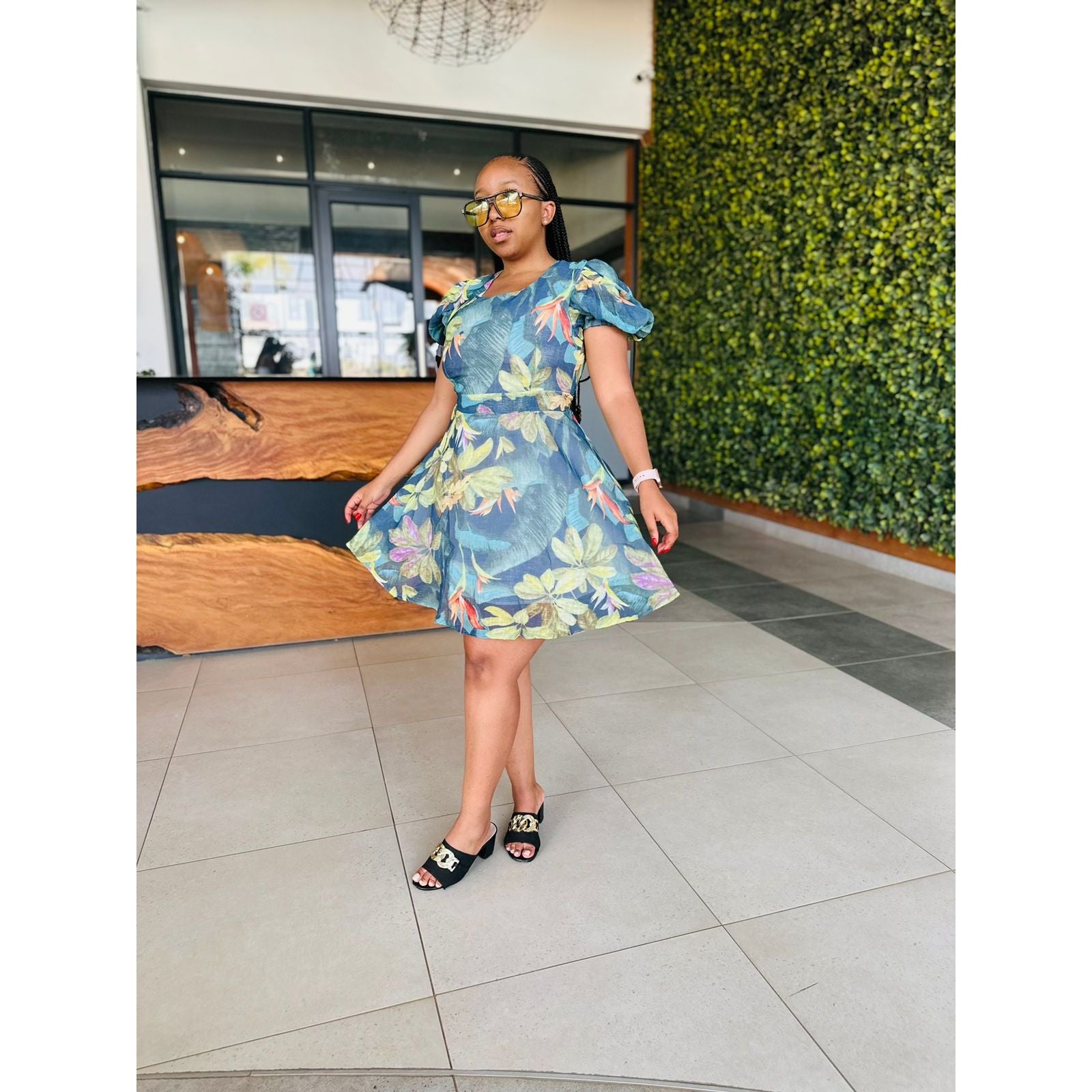 Short Sleeve Floral Dress – YELLOW SUB TRADING