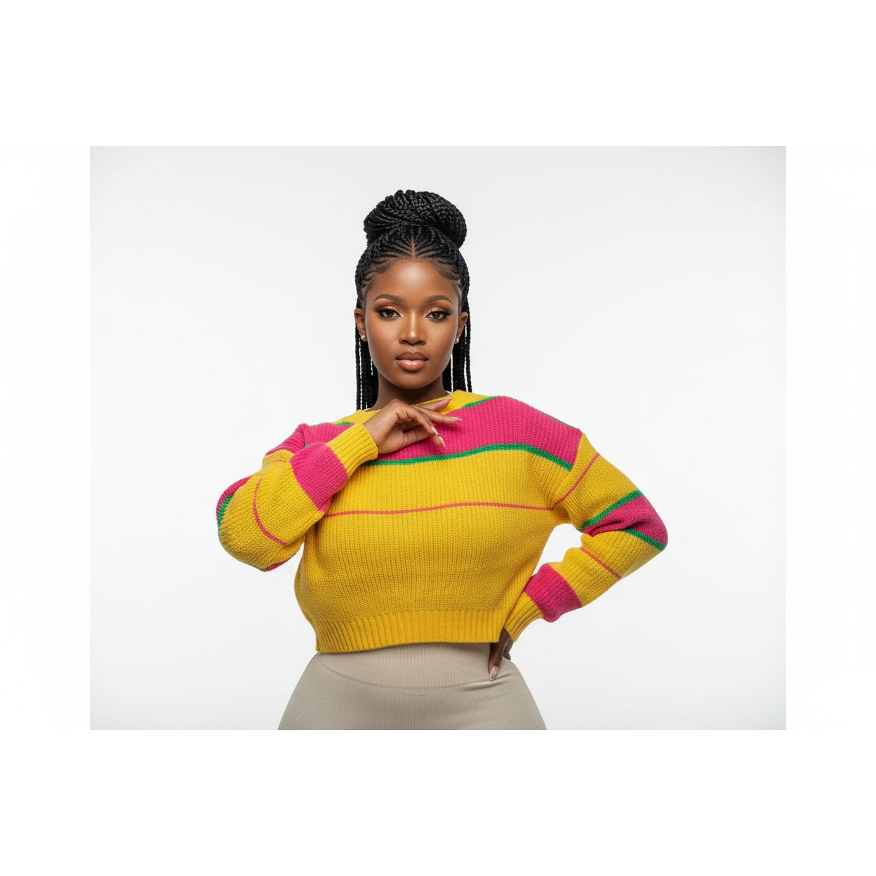 Colour Block Sweater – YELLOW SUB TRADING