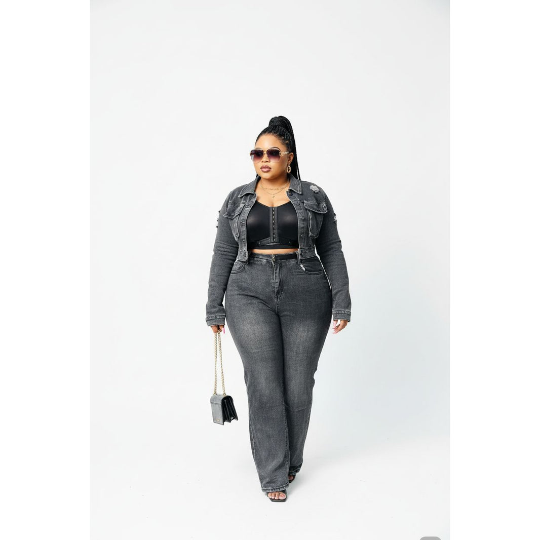 Vintage Denim Jacket & Pant Set – YELLOW SUB TRADING