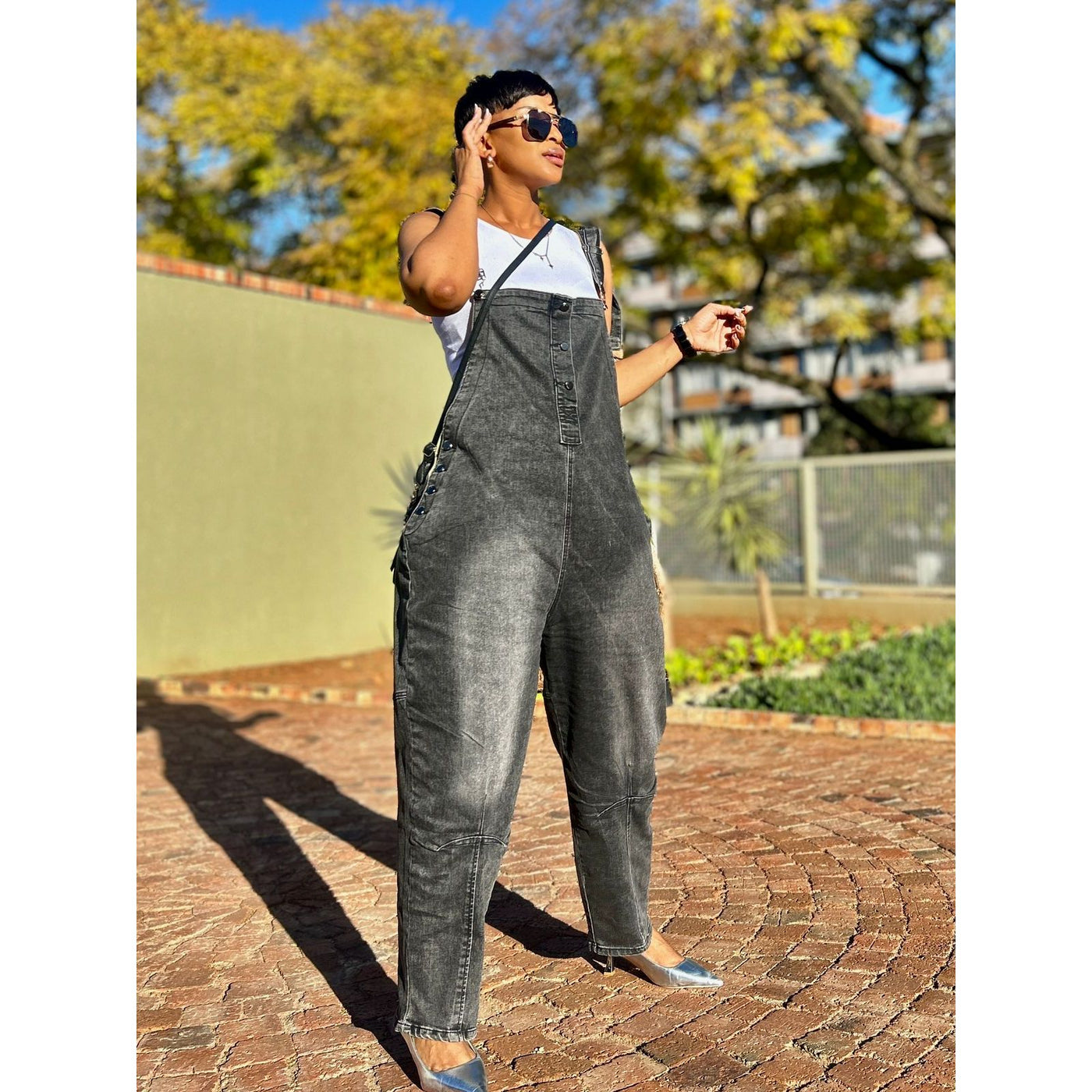 Casual Strappy Denim Jumpsuit – YELLOW SUB TRADING