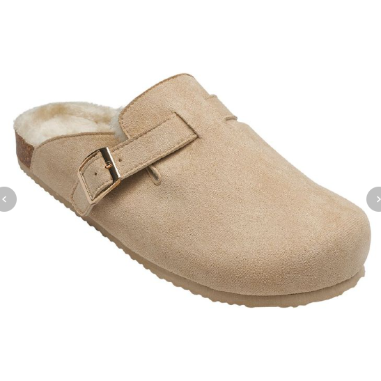 Birkenstock Boston Fur Clog Footbed Sandals YELLOW SUB TRADING birkenstock-boston-fur-clog-footbed-sandals-yellow-sub-trading