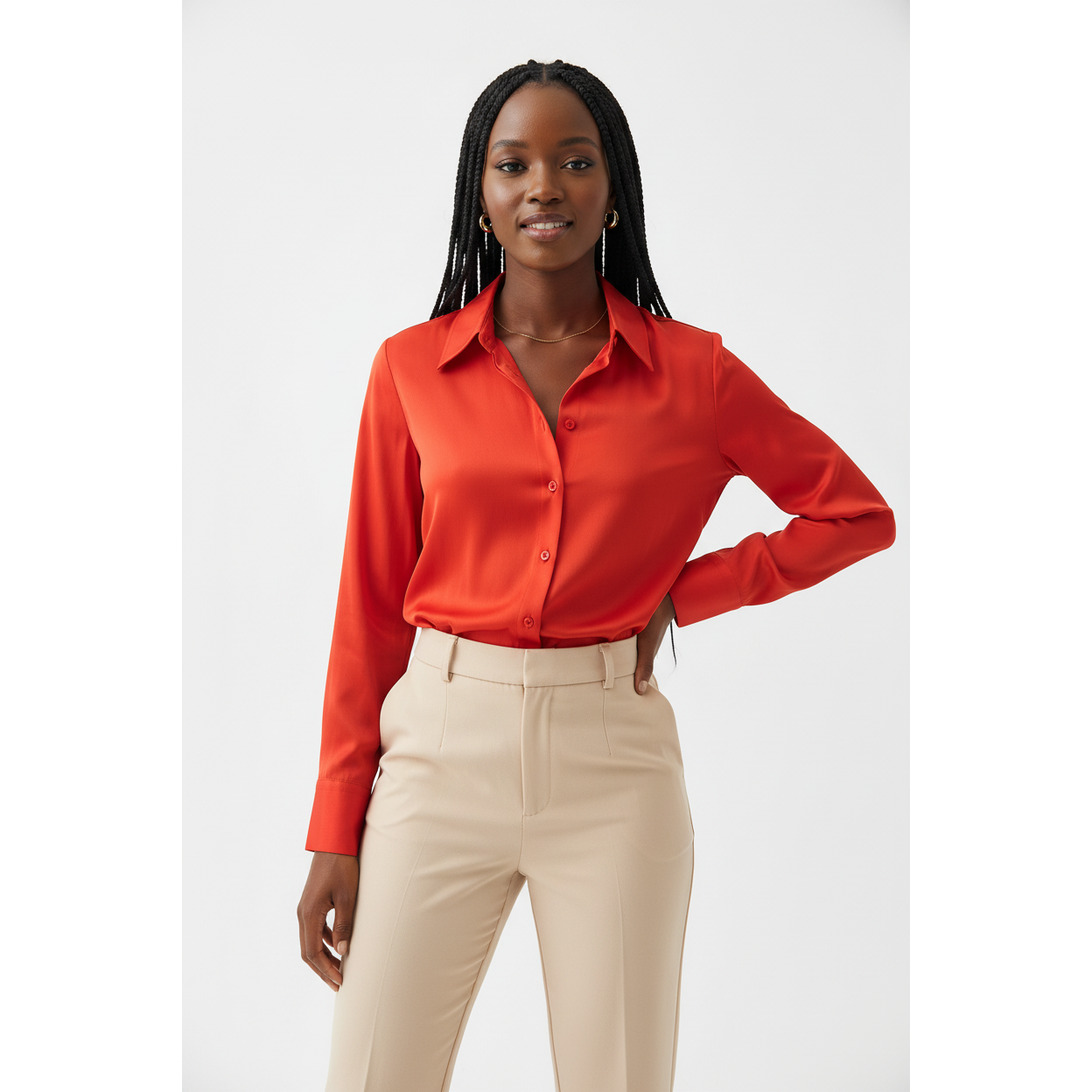 Casual Long Sleeve Solid Color Shirt – YELLOW SUB TRADING