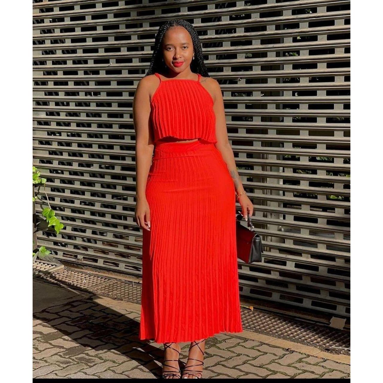 Sexy Pleated Outfit Set – YELLOW SUB TRADING