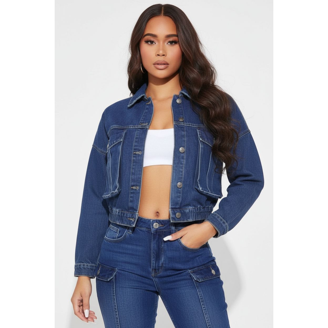 Cropped Denim Jacket. – YELLOW SUB TRADING