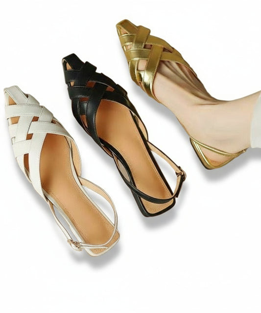 Slingback Flat Sandals – YELLOW SUB TRADING