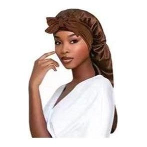 Women's Long Adjustable Braid Satin Bonnet – YELLOW SUB TRADING