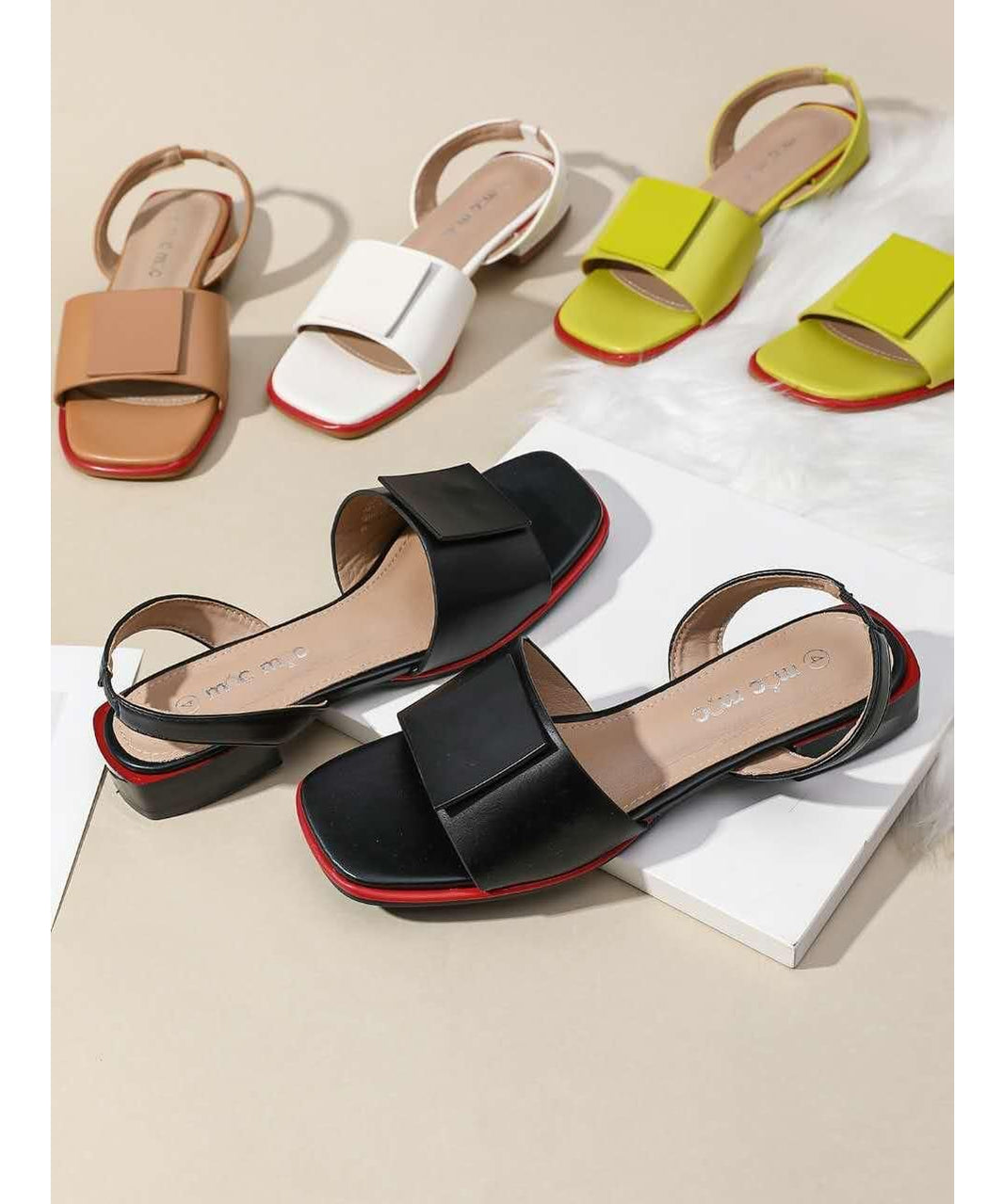 Elegant Short Heel Slingback Sandals – YELLOW SUB TRADING