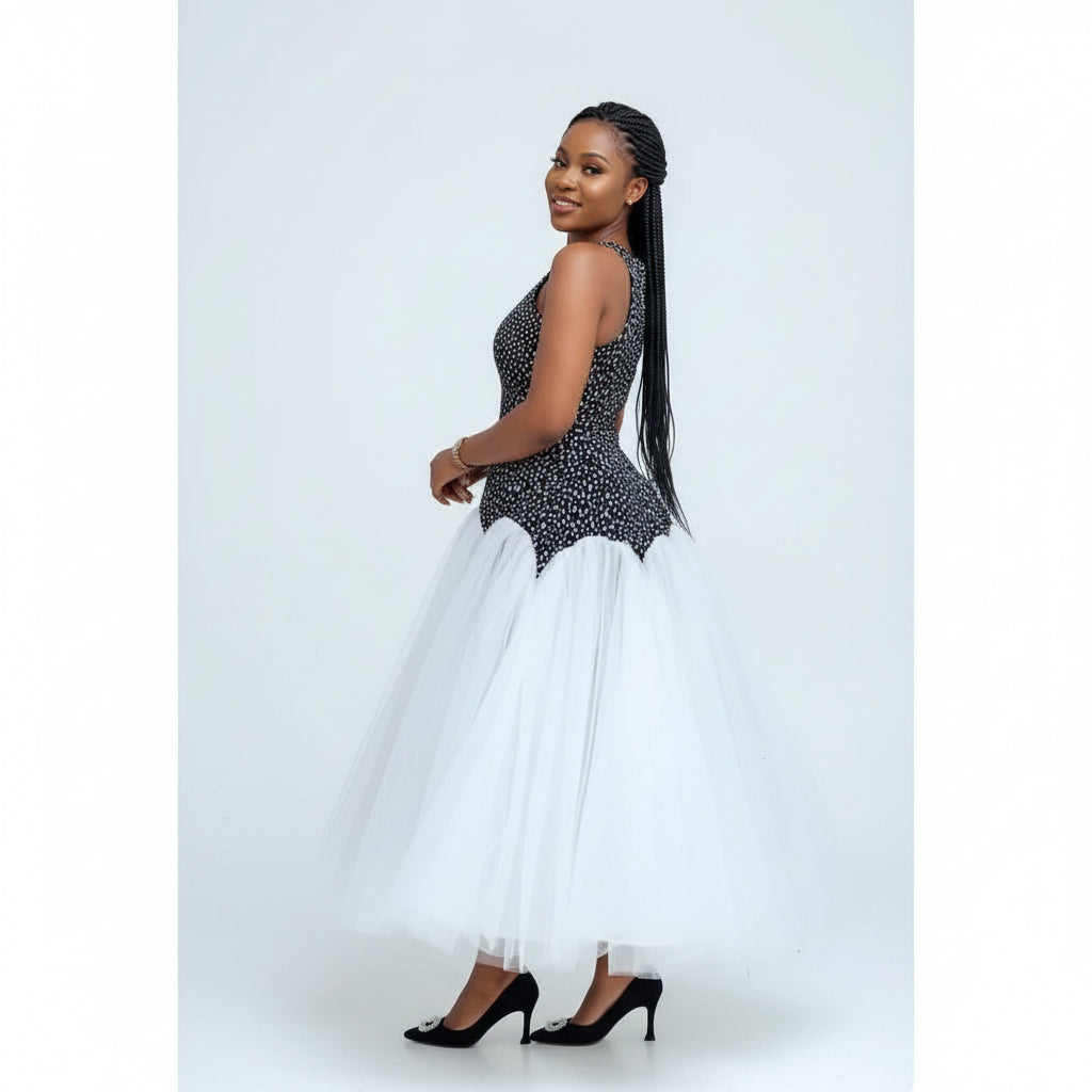Sleeveless Tule Dress – YELLOW SUB TRADING