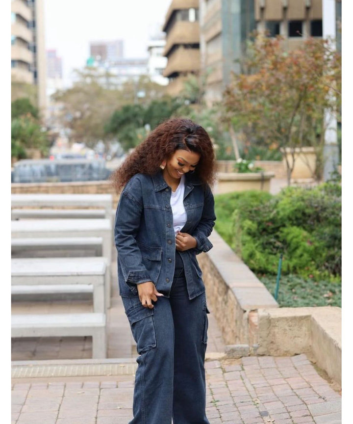 Elegant Cargo Denim Two Piece Set. – YELLOW SUB TRADING