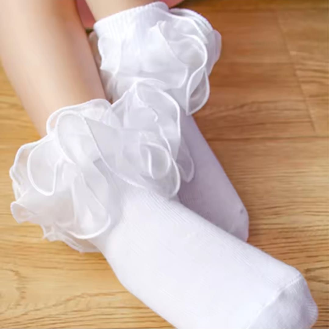 Ruffle Ankle Stocking Socks – YELLOW SUB TRADING