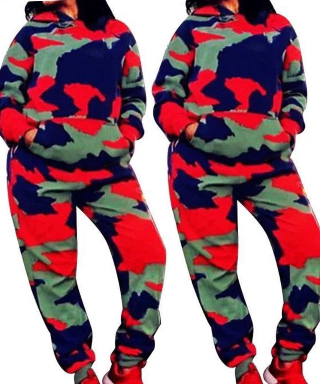 Camouflage Hooded Tracksuit Set – YELLOW SUB TRADING