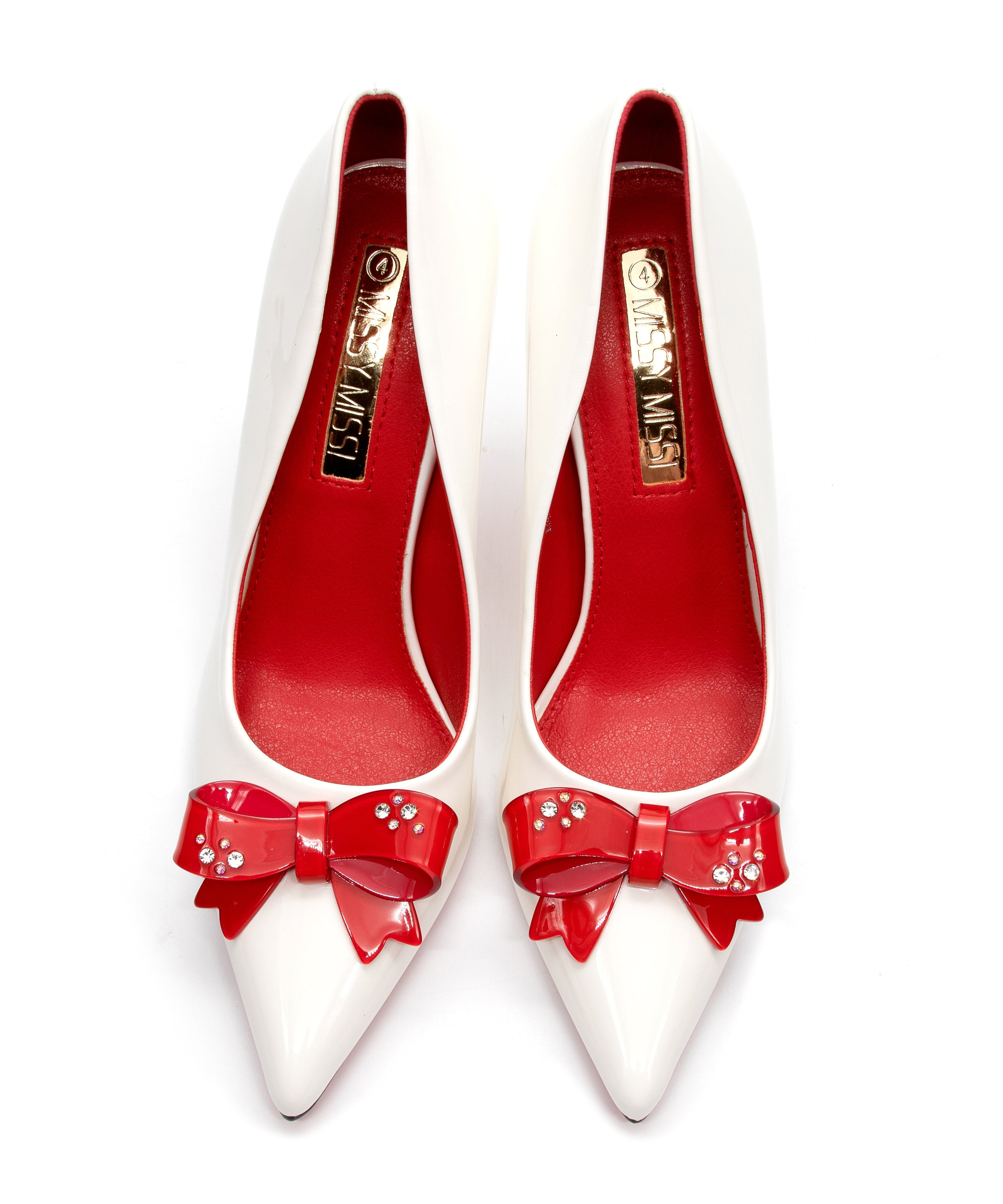 Bottom and Inner Red Bow Decorated High Heel Shoes – YELLOW SUB TRADING