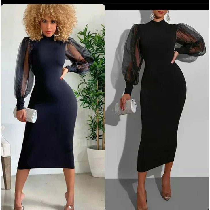 Knitted Sleeve Dress – YELLOW SUB TRADING