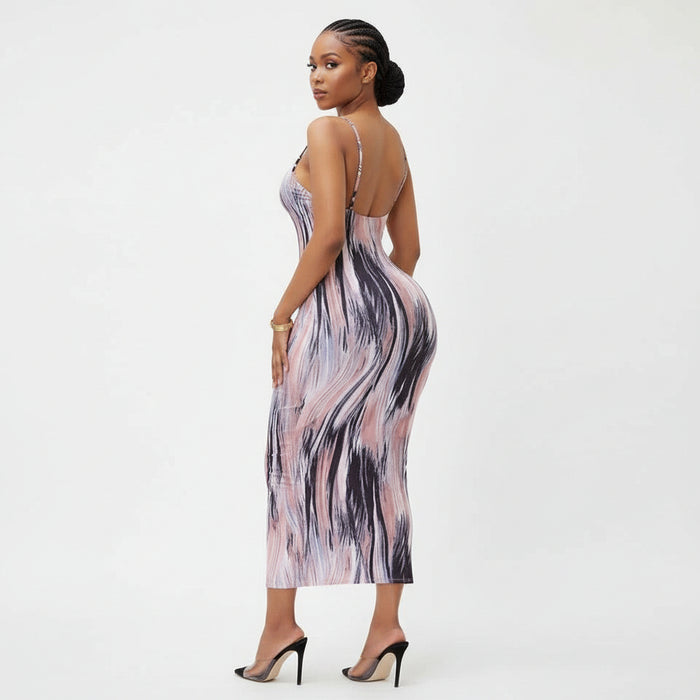 Dye Sleeveless Bodycon Dress — YELLOW SUB TRADING