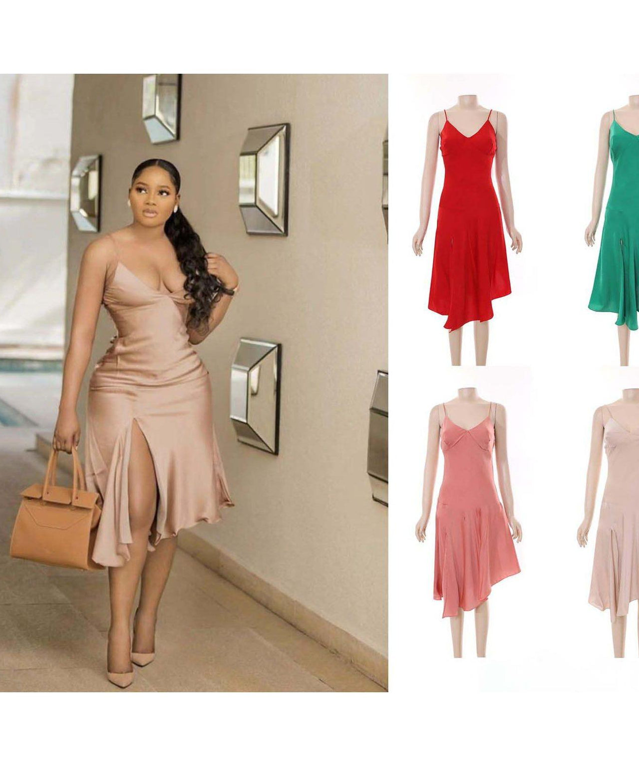 Sleeveless Split Solid Color Dress – YELLOW SUB TRADING