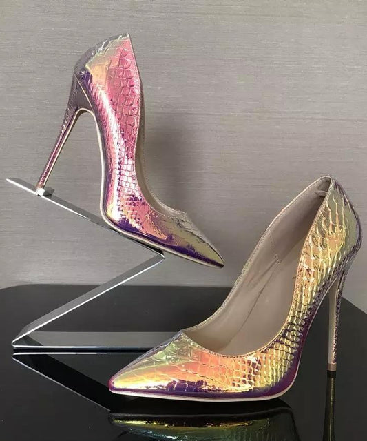Snake Pattern High Heel Shoes – YELLOW SUB TRADING