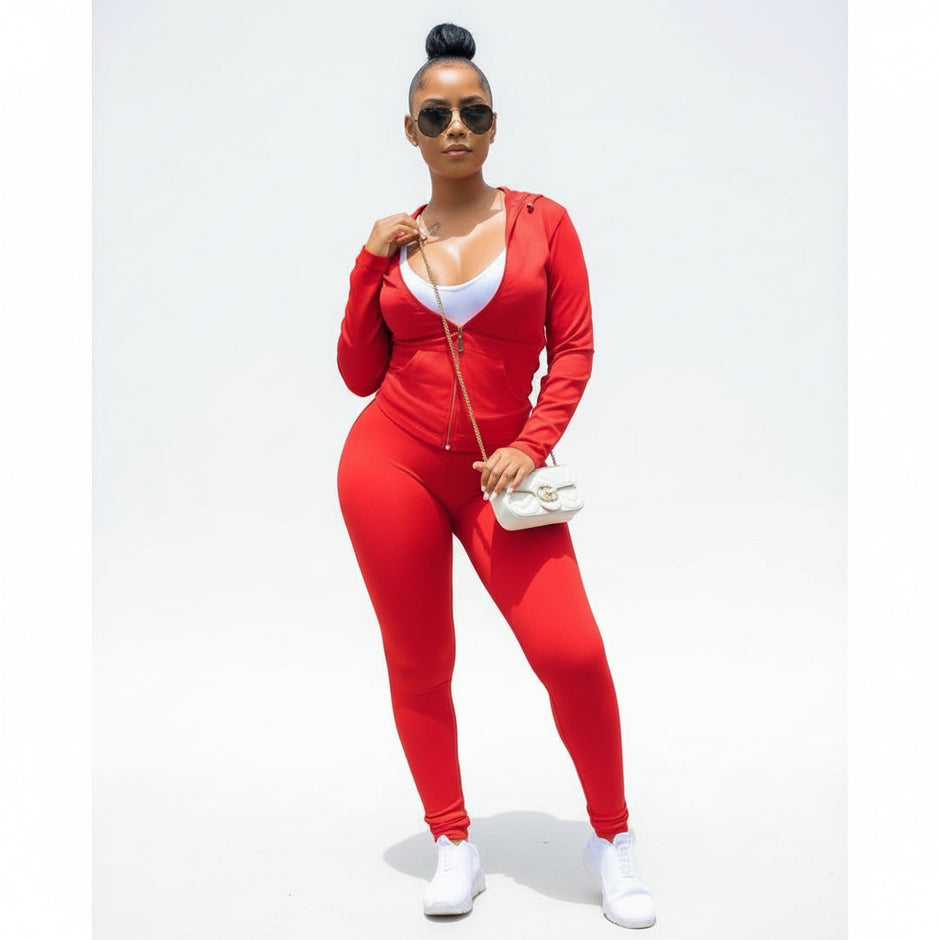 Zipper Tracksuit Set – YELLOW SUB TRADING