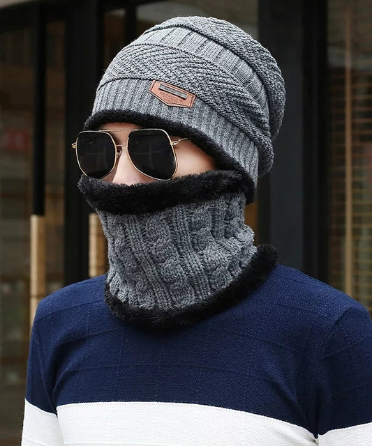 winter wool cap two-piece winter warm set – YELLOW SUB TRADING