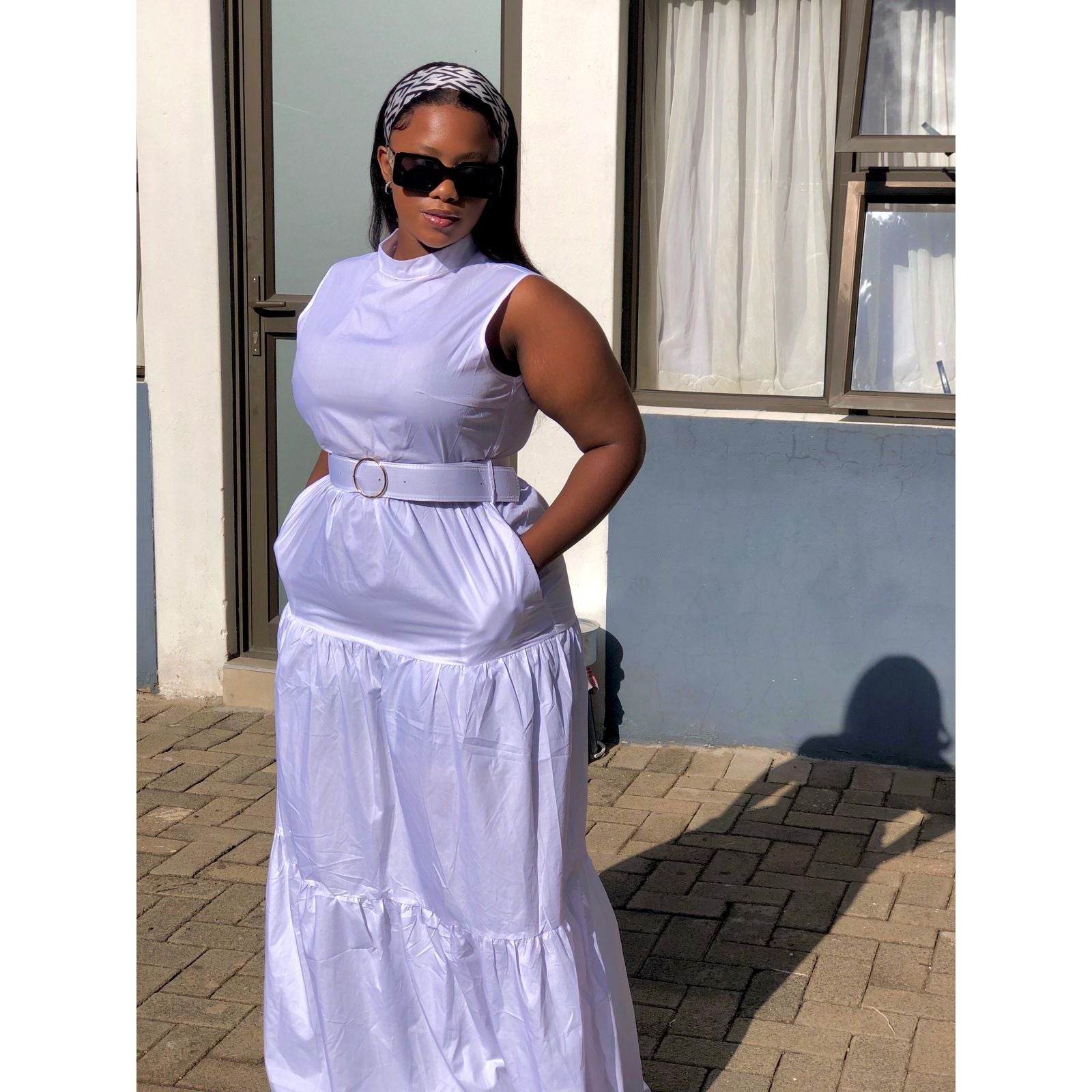 Sleeveless Round Neck Long Dress – YELLOW SUB TRADING