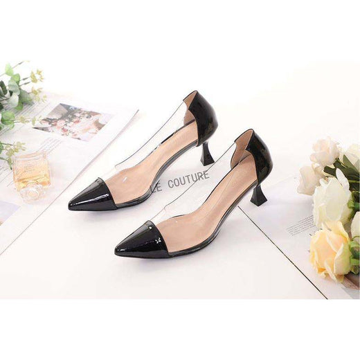 Casual Pointed Toe Short Heel Sandals — YELLOW SUB TRADING