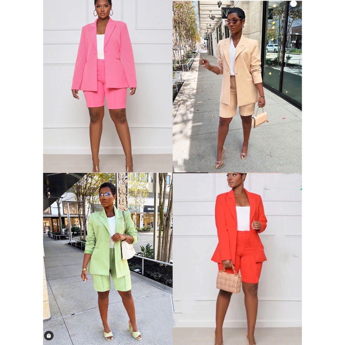 Boss Lady Short Formal Suits — YELLOW SUB TRADING