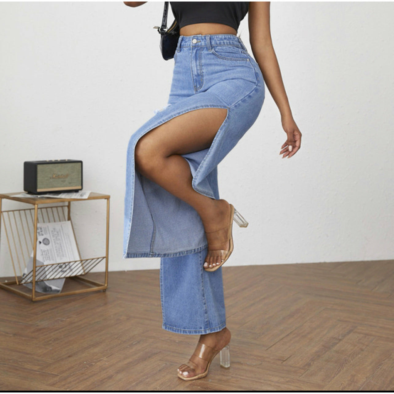 High Split Wide Leg Pants – YELLOW SUB TRADING