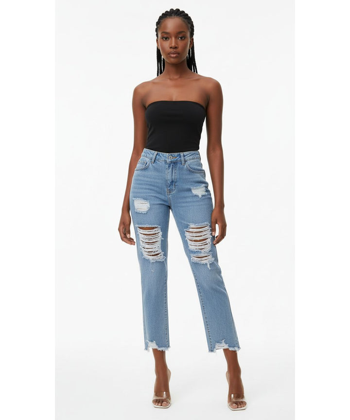 Distressed Denim Jeans – YELLOW SUB TRADING