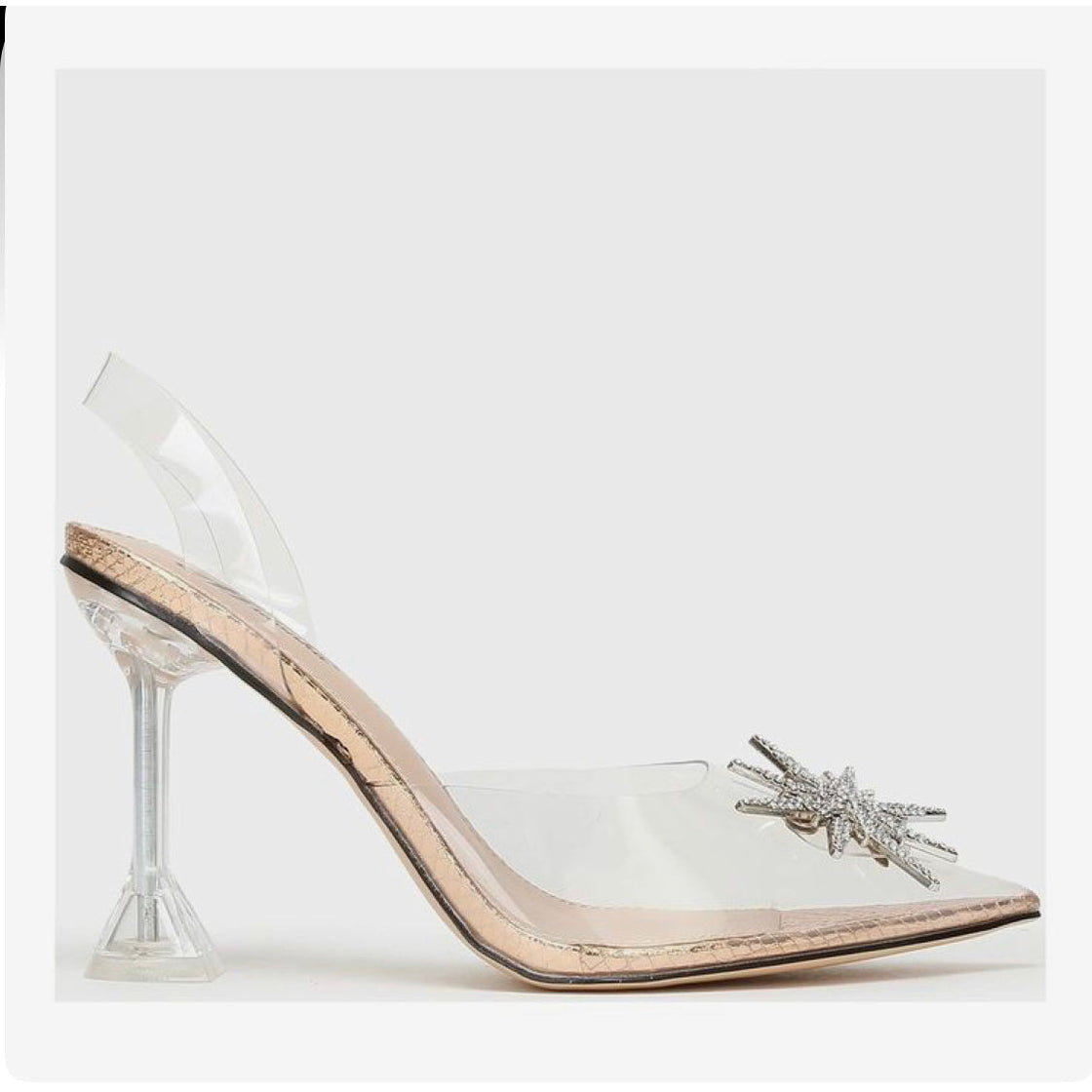 Transparent Crystal Pvc High Heel — YELLOW SUB TRADING
